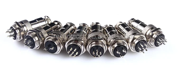 GX12 8 Pin Right Angle Connector - Waterproof M12 4 Pin Bulkhead Parts ...