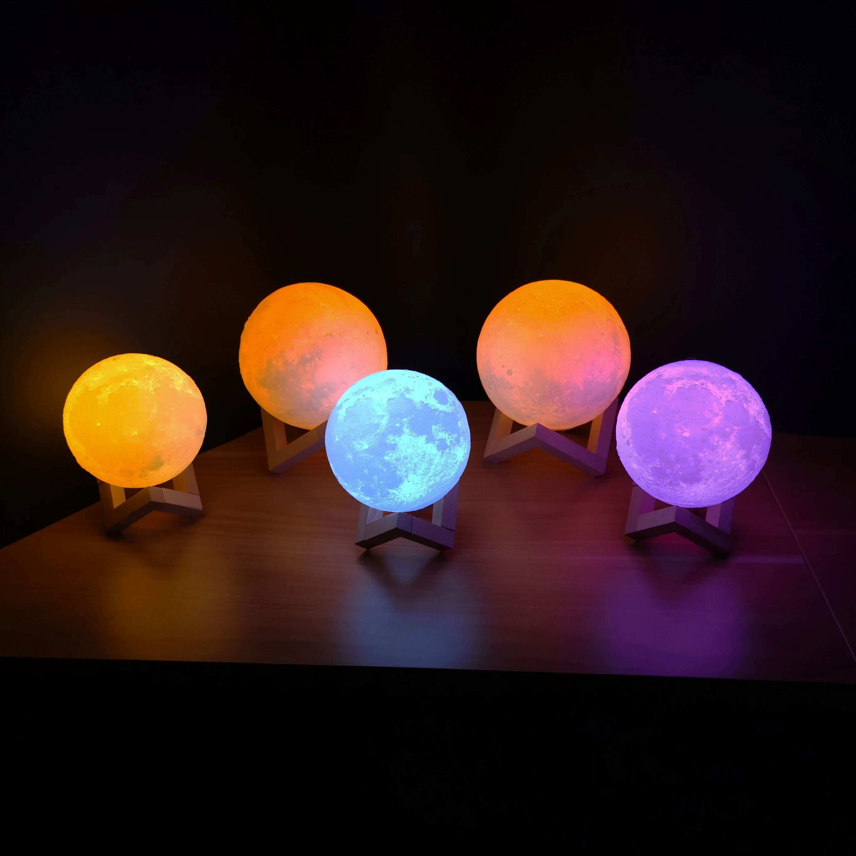 15cm Baby Room Decor Full Moon Led Moon Globe 3d Moon Light - Buy Full ...