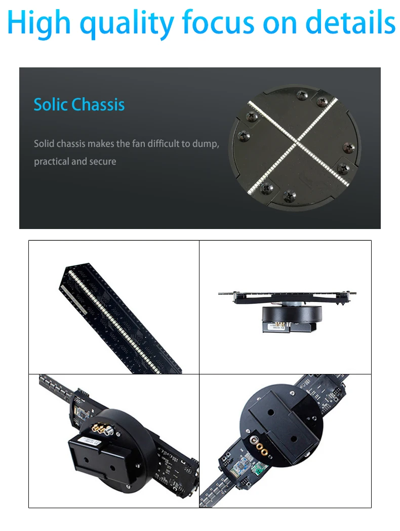 Indoor 3D Holography Fan Screen - Full Color Display