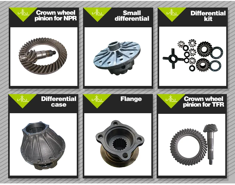 Dmax Spare Parts Rear Differential Assembly For Isuzu D-max 10/41 Ratio ...