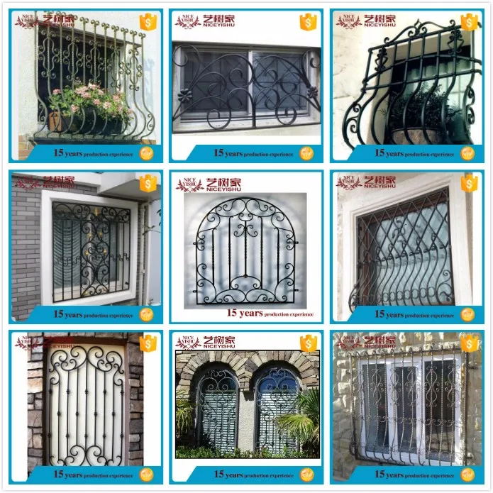 Steel Grill Art Deco Window Design,Grill Design Wrought Iron Window ...