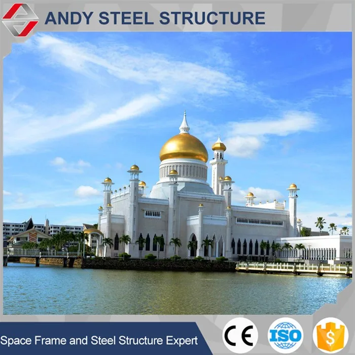 Construction Steel Structure Design Mosque Dome Roof - Buy Light ...