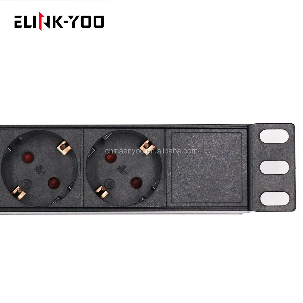 19inch Iu Rack Mount Rack Power Strips 9 Ways With Switch And Surge ...