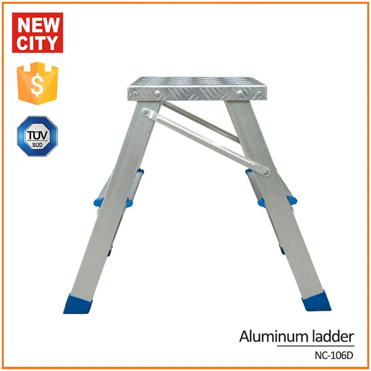 Hot Sale 150kg Loading Capacity Wide Step Platform Aluminum Step Ladder ...