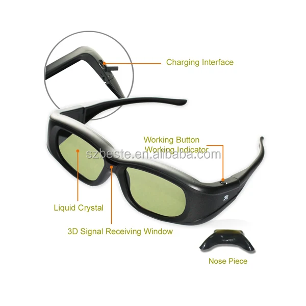 Ir Universal Active Shutter 3d Glasses Buy Active Shutter 3d Glasseslcd Shutter Glassesag