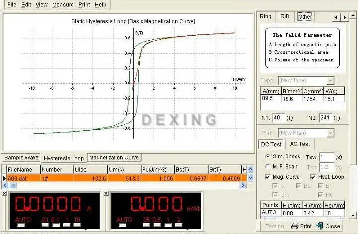 Hysteresisgraph Automatic Hysteresis Graph Test System for Lab Research
