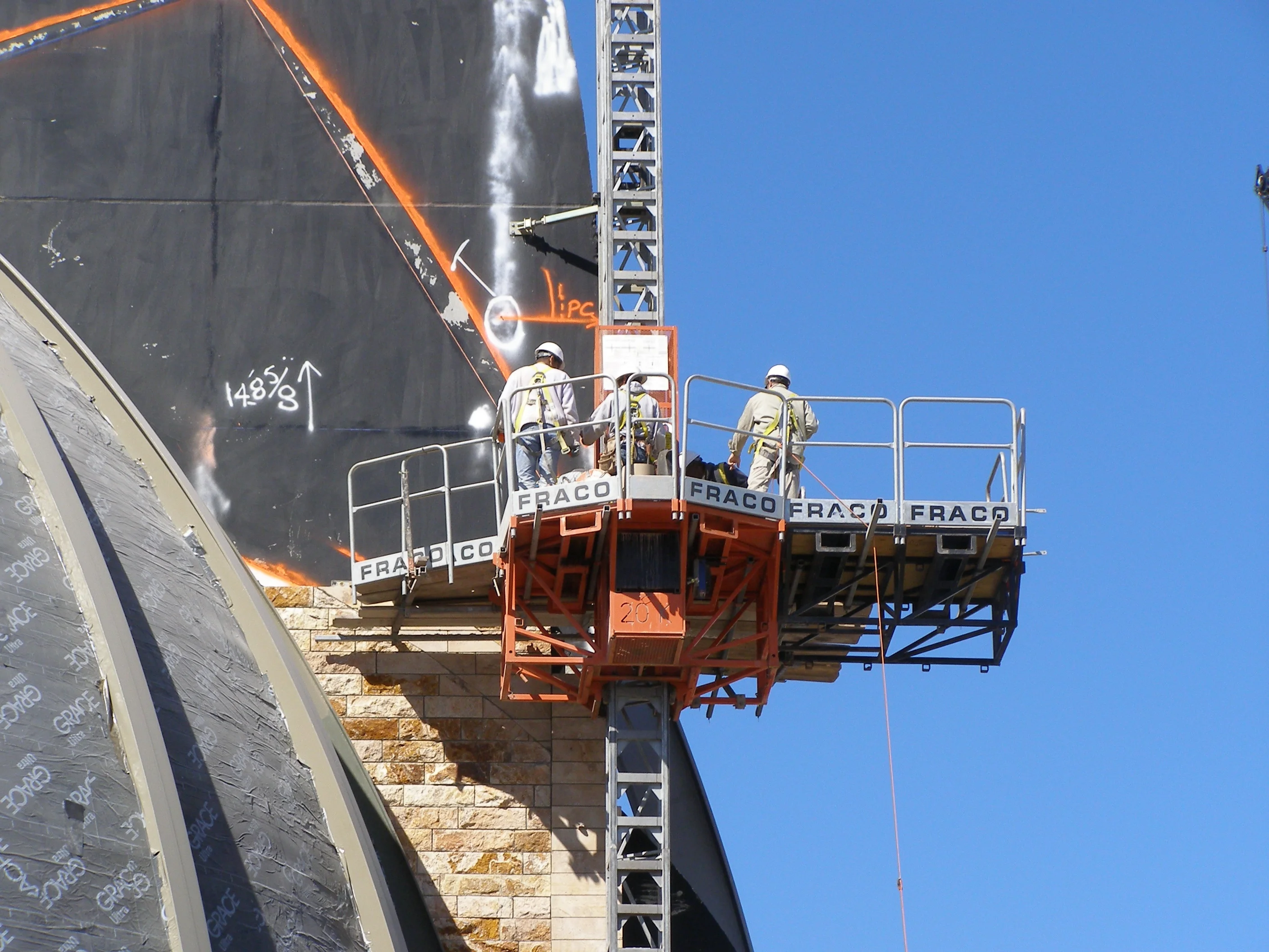 Mast Climbing Work Platform Electrical Act-8 Reliability Aerial Work ...