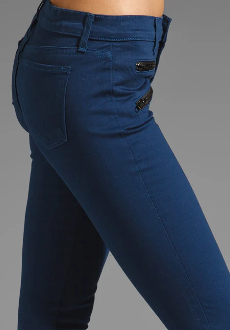 New Colored Skinny Jeans Women Jeans Front To Back Zipper Jeans ...