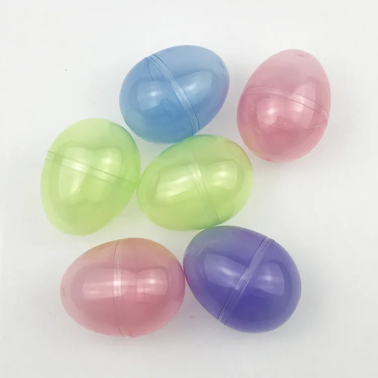 Customized Colorful Easter Eggs Plastic Egg Ball Toy For Candy - Buy ...