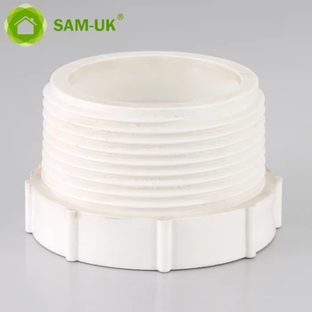 Pvc Screw Fittings Plastic Pipe Threaded Plug - Buy Plastic Pipe Plugs ...
