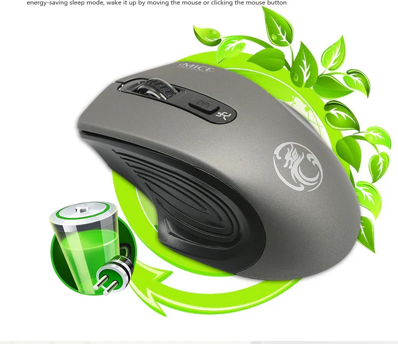 Wholesale Imice Silent Usb Wireless Mouse 2000dpi Receiver Optical ...