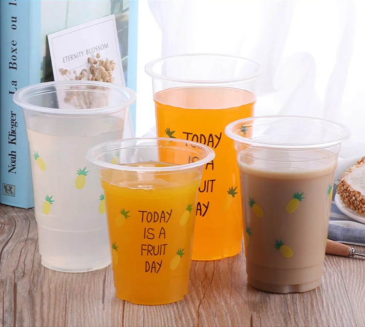 Wholesale Disposable Custom Milkshake Plastic Cups - Buy Custom Printed ...