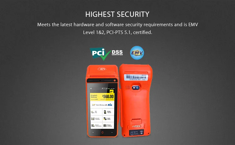 Emv Pci Handheld Android Edc Pos Terminal Mobile Payment Machine - Buy ...