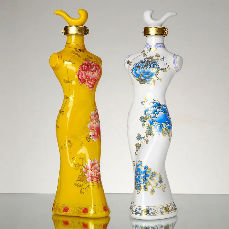 Botellas de cristal únicas para mujer, botella de Tequila en forma de ...