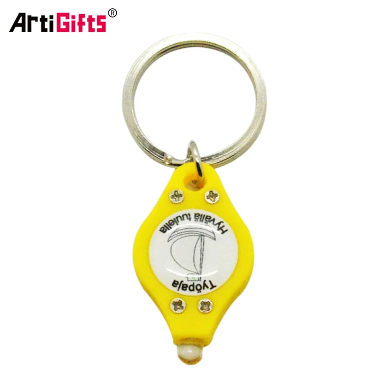 Oem Keyring Maker Supplier Personalized Flashing Key Ring Light 2d Key ...