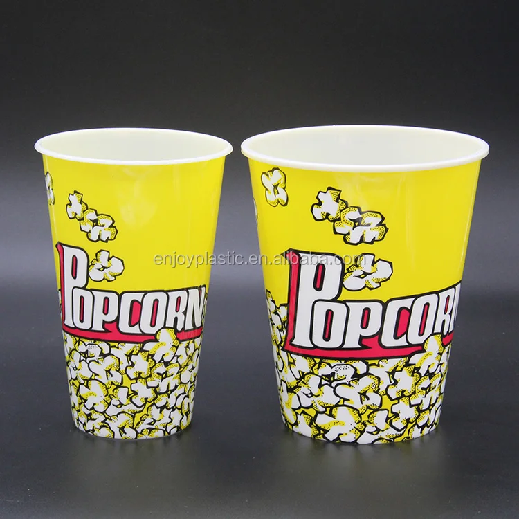 Plastic Popcorn Container With Lid - Buy Popcorn Container,Plastic ...