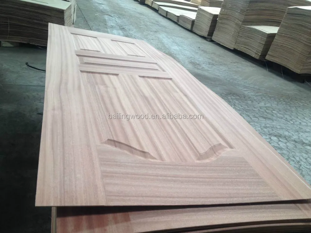 Interior Natural Wood Veneered Mdf Door Skin / White Primer Mdf Doors ...