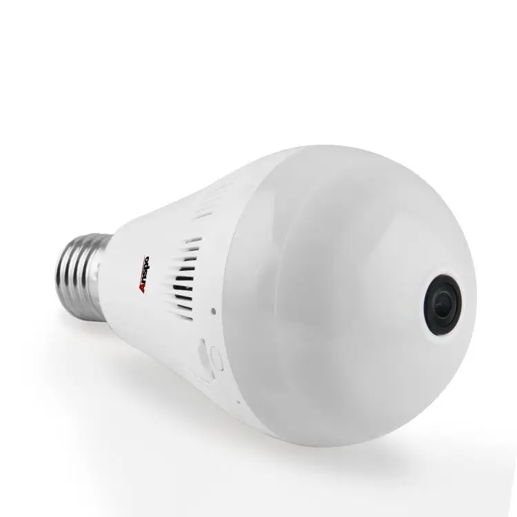 Anspo Wireless 360 Degree Bulb CCTV Cameras - Wifi & Fisheye Lens