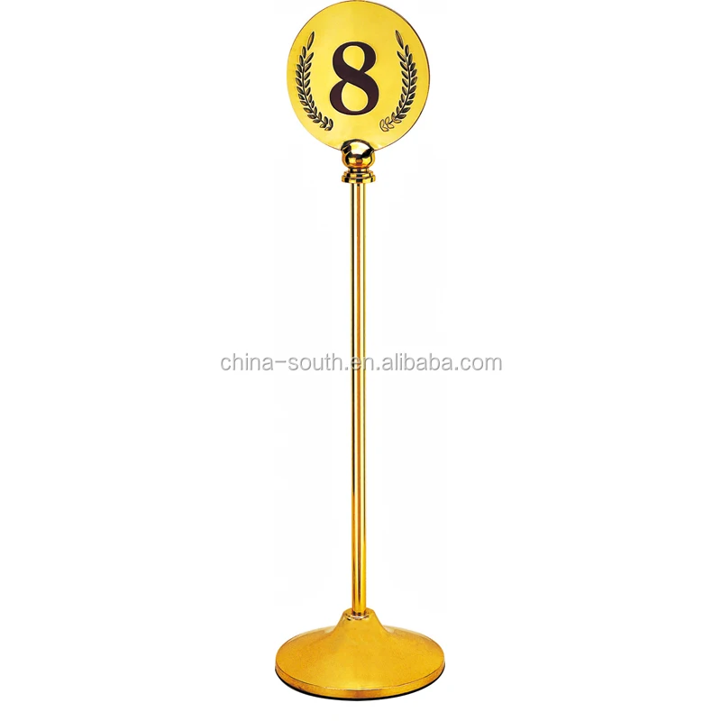 Hotel Table Number Stand - Buy Stainless Steel Table Number,Table ...