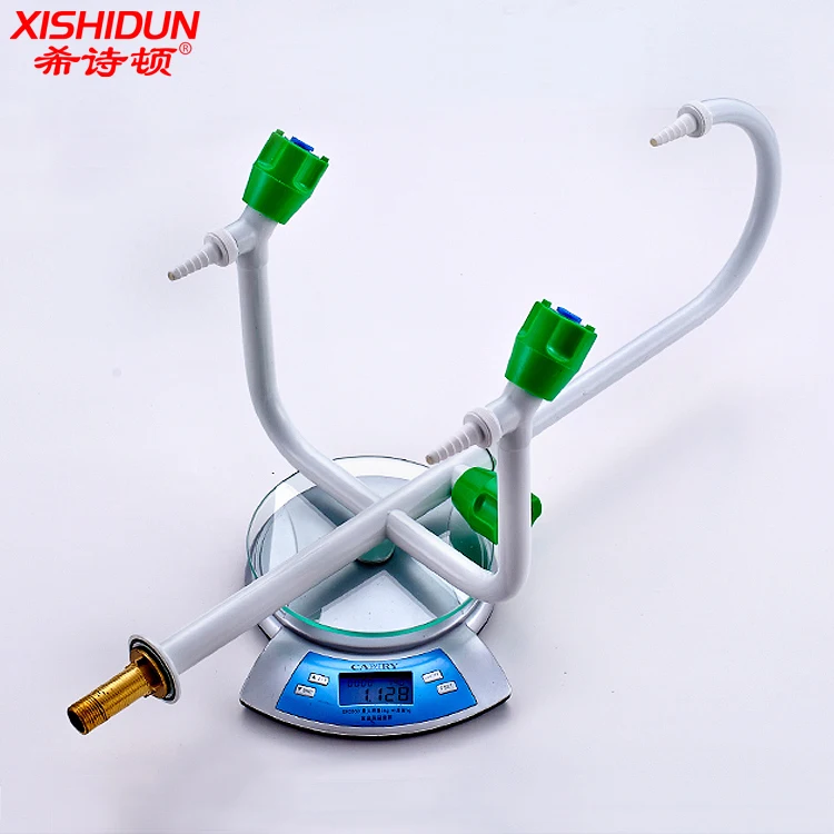 3301a Solid Brass 3 Way Laboratory Water Faucet Tap Fitting With Pp ...