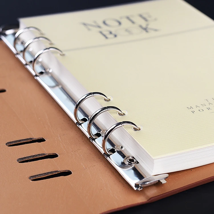 B5 6 Holes Ring Binder Biodegradable Lined Diary Notebook - Buy 6 Holes ...
