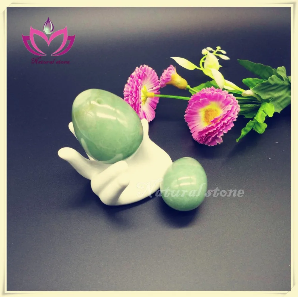Wholesale Natural Jade Yoni Eggs Sex Vagina Love Balls Kegel Egg Weights Vagina Tightening Kegel