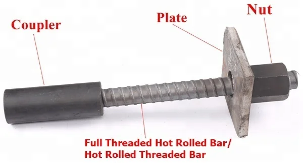 Pt Bar For Post Tensioning Bridge Construction 25mm 32mm 36mm 40mm 50mm ...