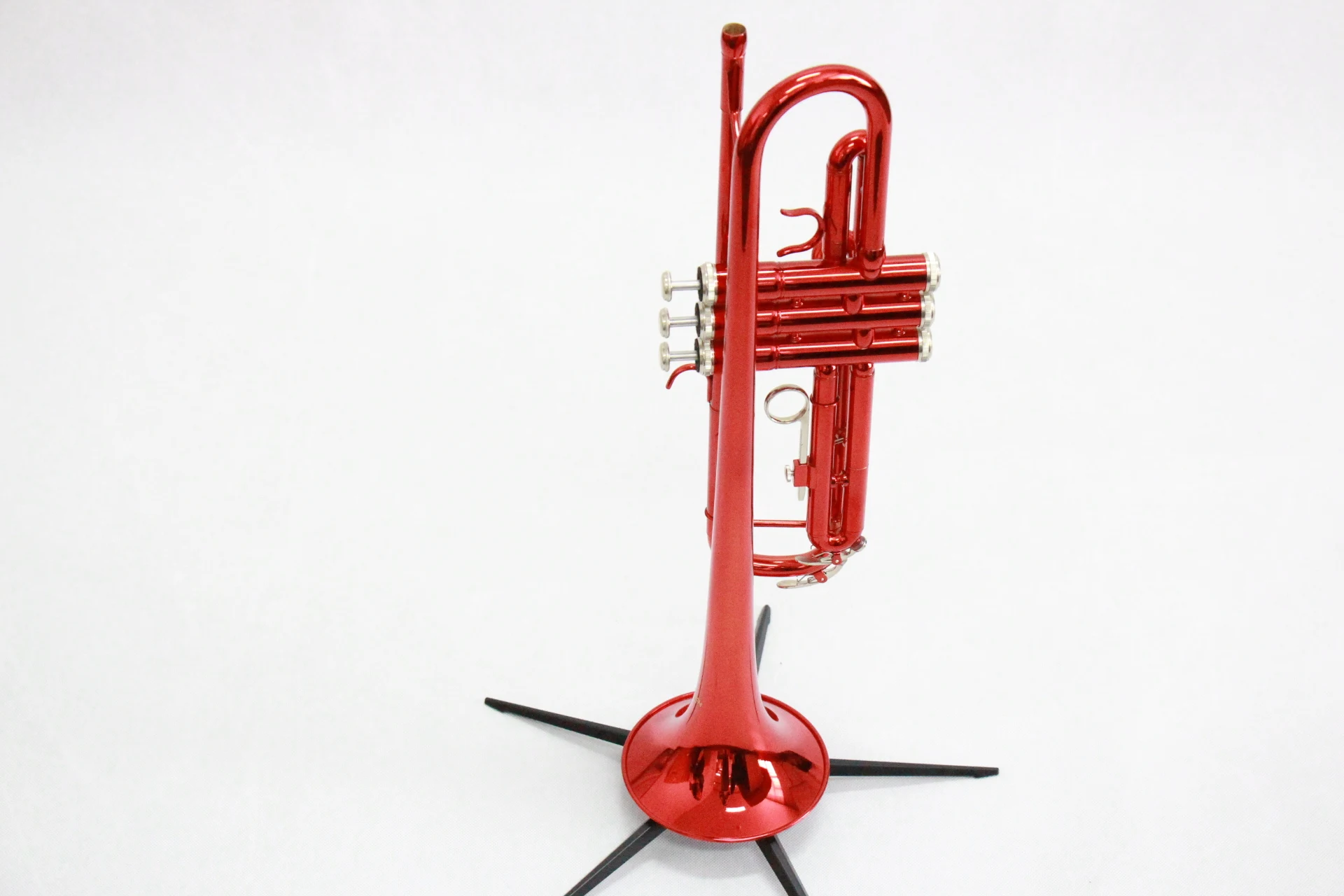 Red Color Wholesale Trumpet High Quality Brass Instrument Beginner ...