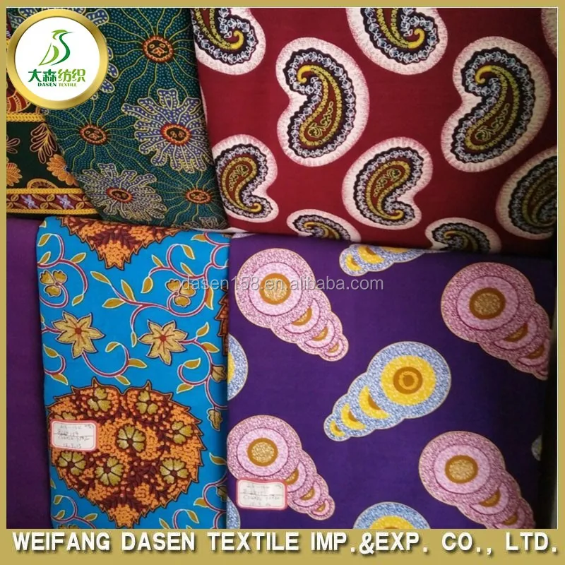 Shandong Weifang Super Java Print Fabric African Wax Printed Cotton ...