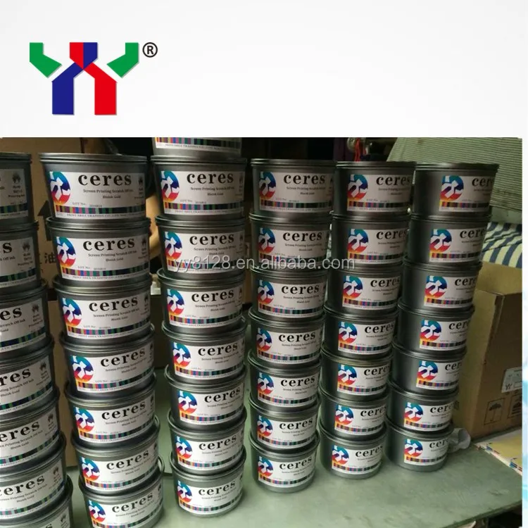 Screen Printing Scratch off Ink for Lottery Tickets