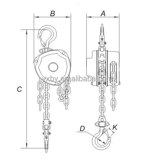Good Quality Manual Lever Chain Lifting Blocks - Buy Manual Lever Chain ...