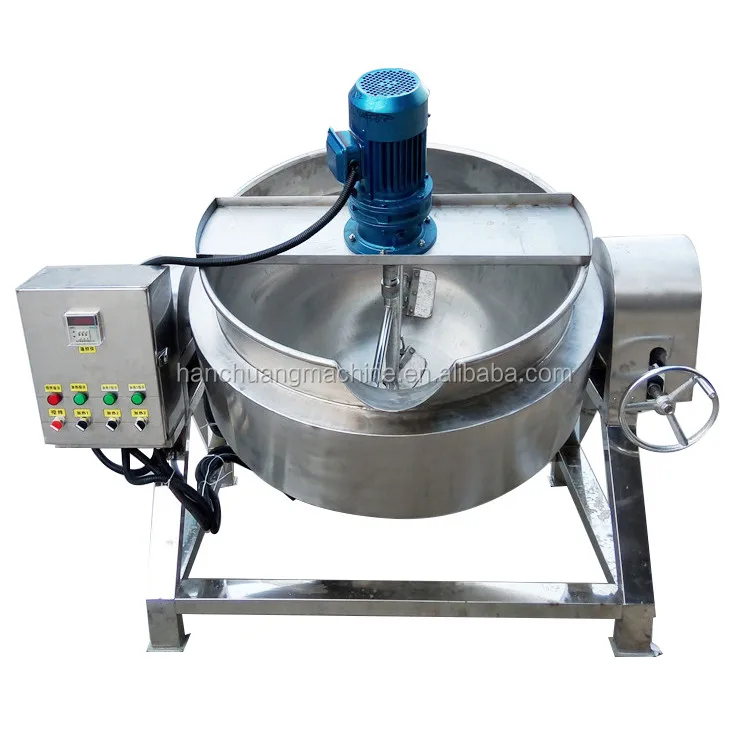 Stirring Jam Cooking Pot/sandwich Pot 500 Liter Steam Jacketed Cooking ...