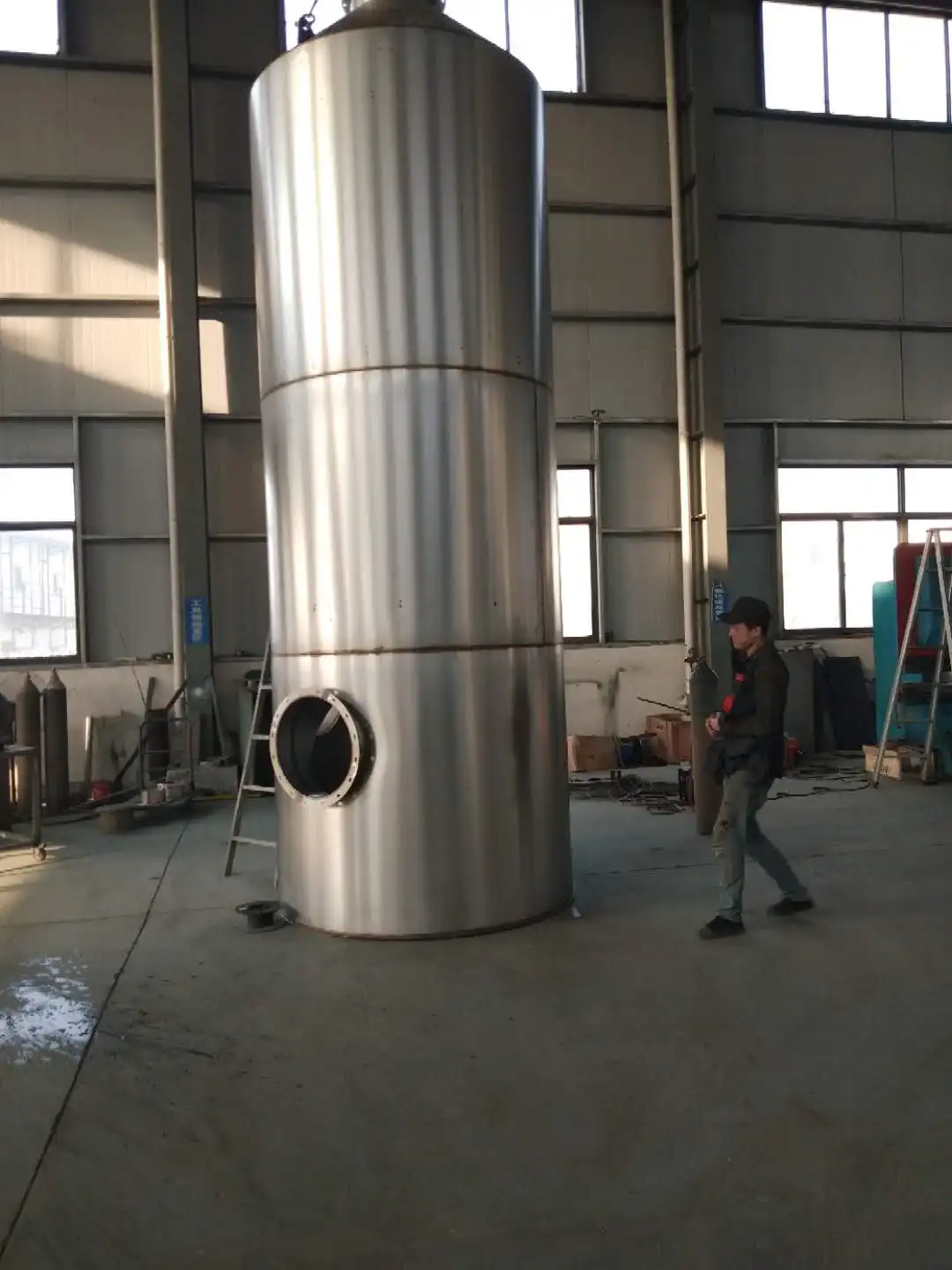 Stainless Steel Rotating-Stream-Tray Scrubber for Waste Gas Purification