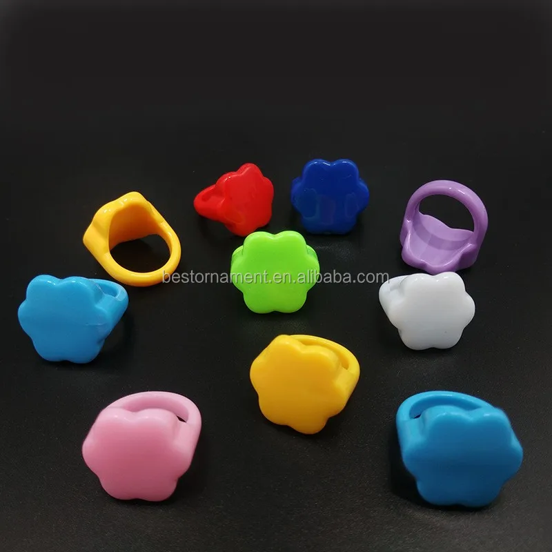 Jewelry Wholesale Lots 20pcs Mixed Color Resin Lucite Kids Children ...