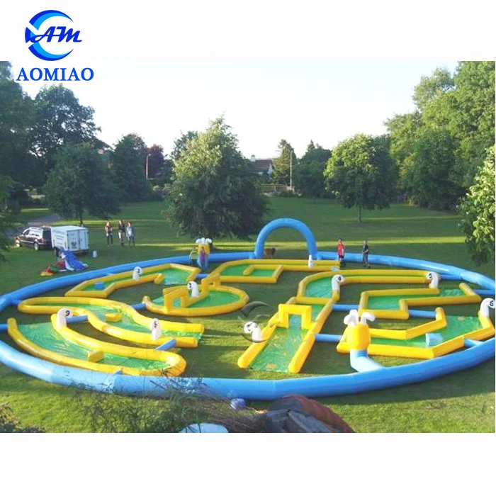 Giant Inflatable Golf Fence - Fun Obstacle for Mini Golf