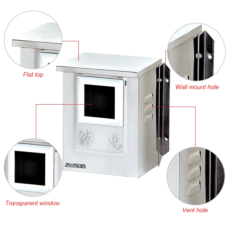 Waterproof Outdoor Electrical Enclosures Cabinets/ Metal Water Meter ...