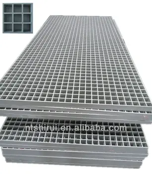 Fiberglass Plastic Floor Gridfloor Grating With Grit