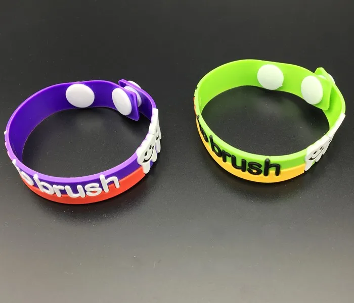 Custom Flower Design Kids Soft Pvc Bracelet - Buy Cheap Custom ...