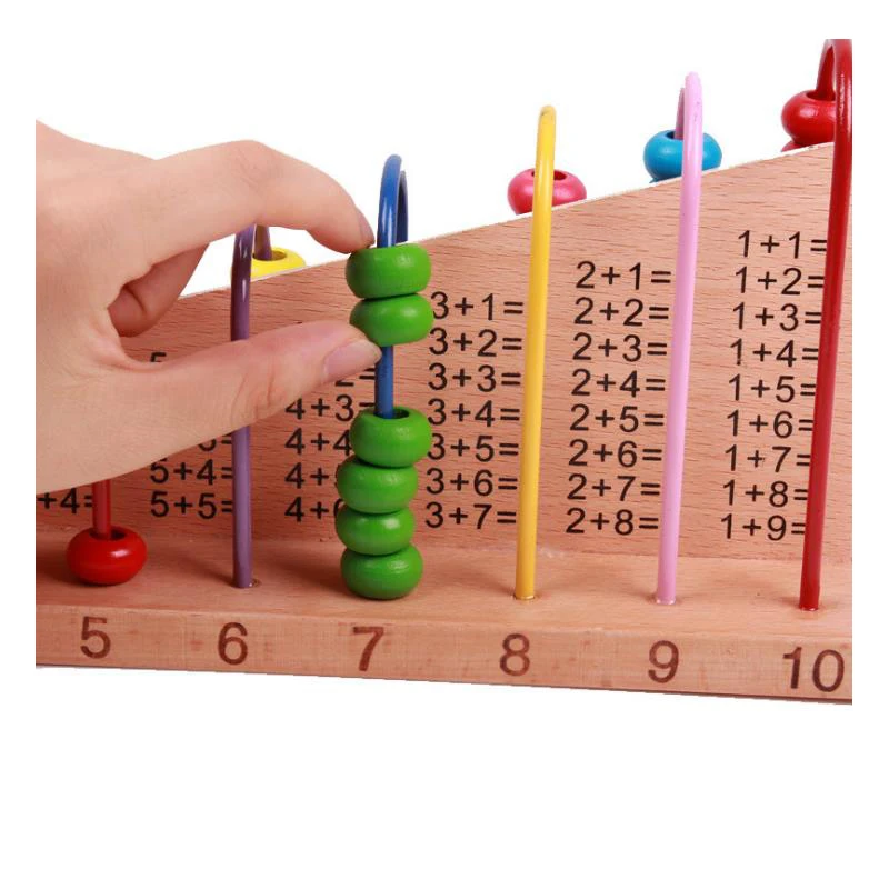 Yf-d3048 New Early Education Wooden Bead Counting Intelligengce Abacus ...