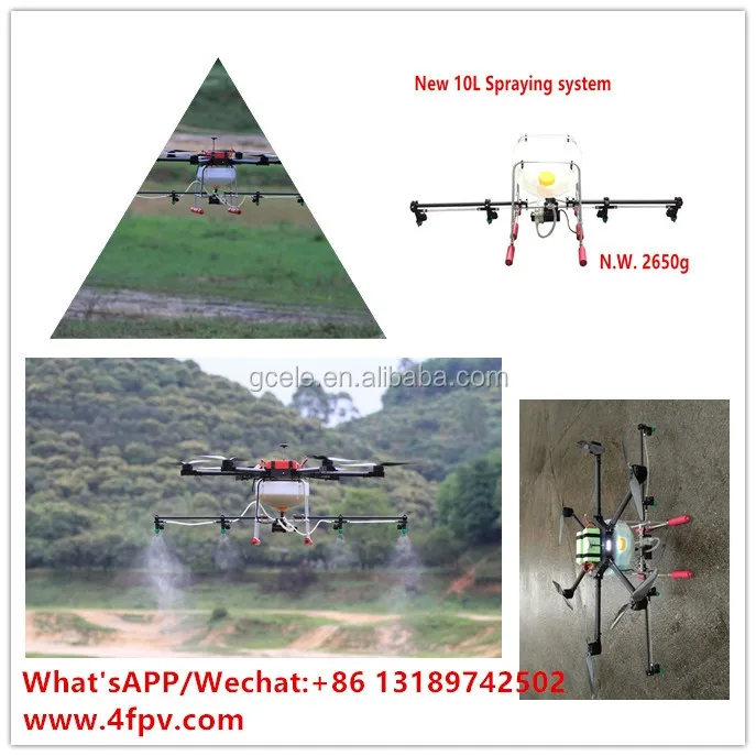 10l Electric Centrifugal Spraying System/sprayer Gimbal For Agriculture ...