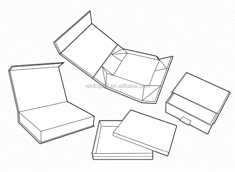 Cardboard Paper Decorative Book Shaped Boxes - Buy Book Shaped Gift Box ...