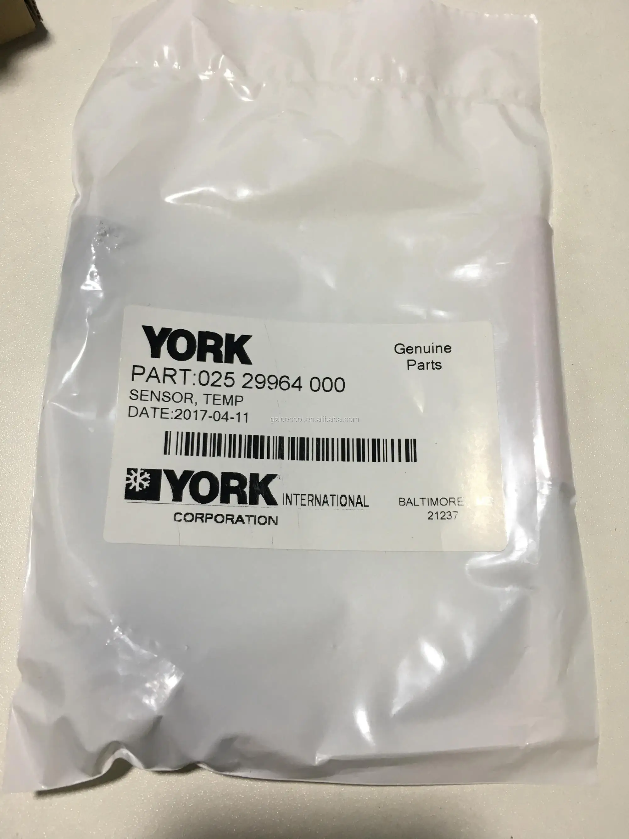 York Chiller Compressor Water Temperature Sensor 025W29964-000