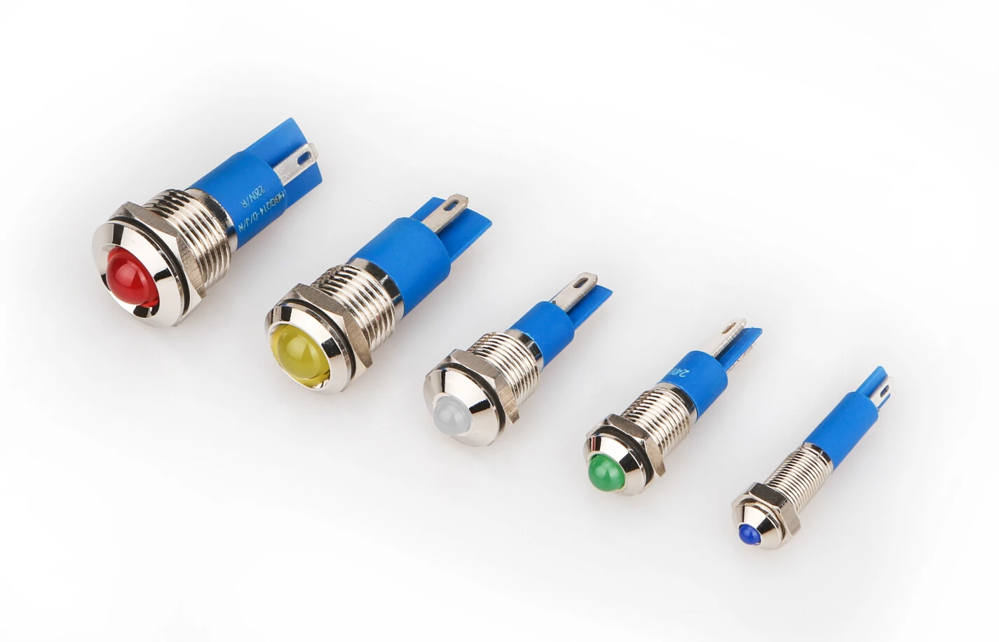 outdoor IP67 Waterproof metal 8mm 24 volt dot led indicator lights ...