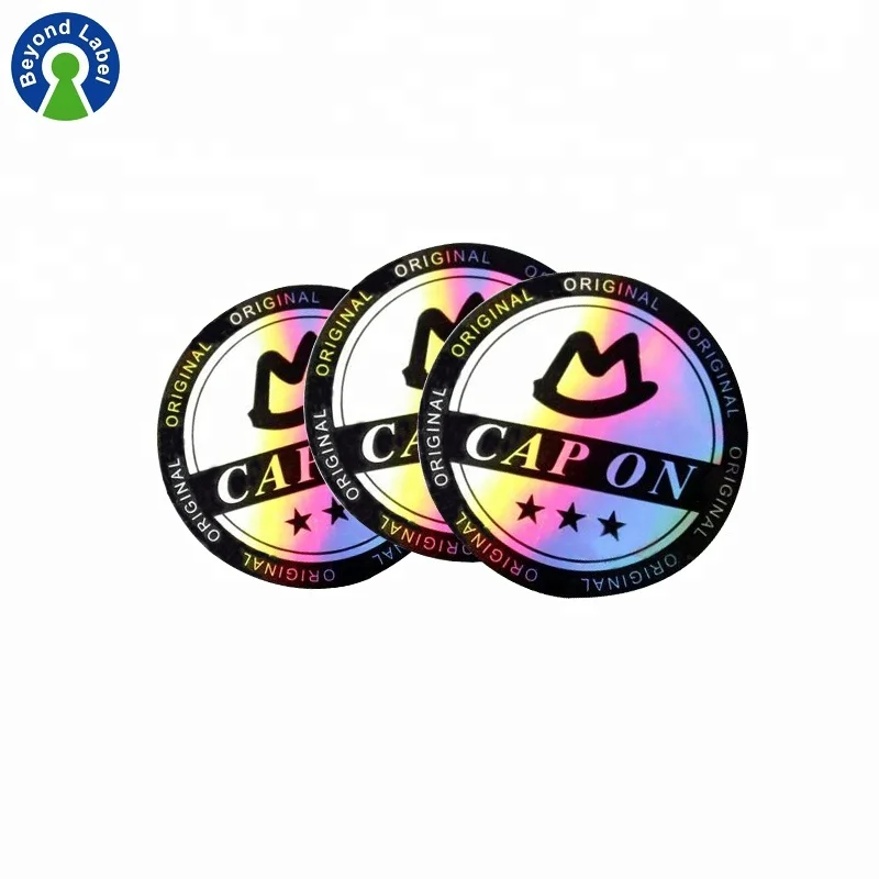 Custom Printing Adhesive Roll Round Snapback Hat Vinyl Label Stickers ...