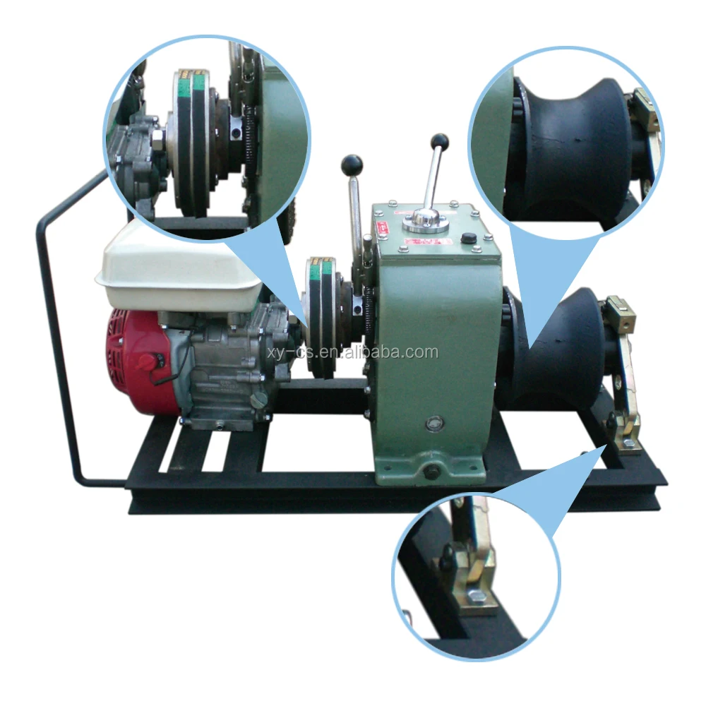 3 Ton Gasoline Powered Capstan Winch - Buy Gasoline Powered Capstan ...