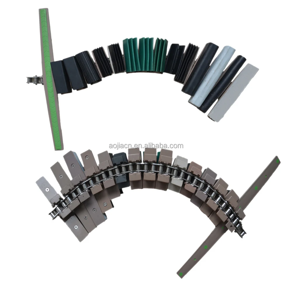 Snap-on Gripper Plastic Conveyor Chain Gripper Chains For Yogurt ...