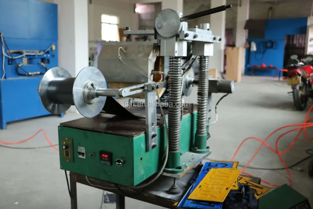High Speed Car License Plate Hot Stamping Printing Machine - Buy Hot ...