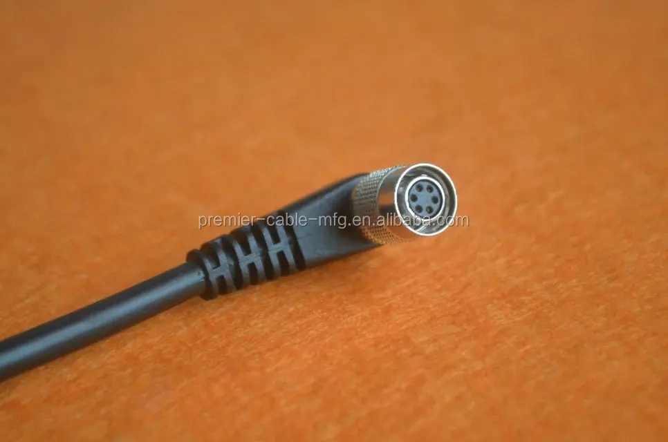 12pin Circle Hirose Connector Power Wire Camera Cable - Buy Io Cable 12 ...