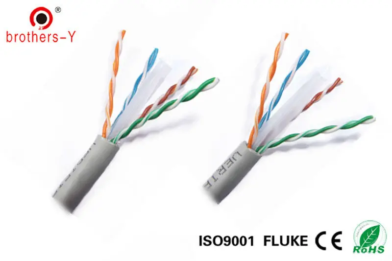 Shenzhen Cable Cat6 Oem Box Package 305m 23awg 0.57mm Solid Copper Utp ...