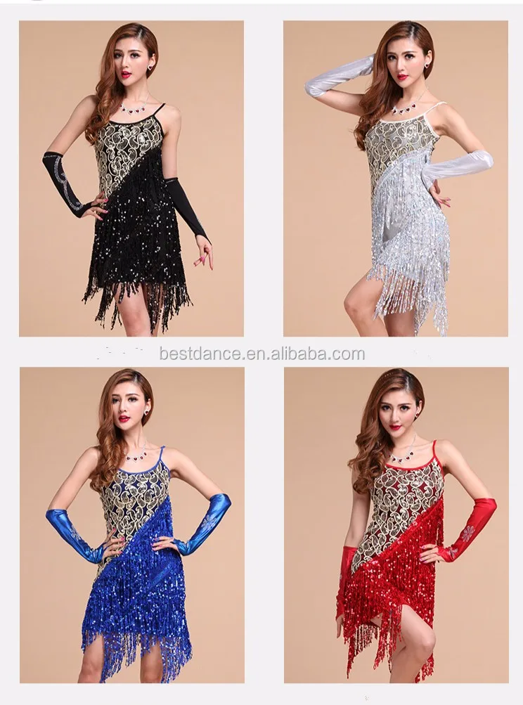 Bestdance Latin Rhythm Salsa Ballroom Competition Dance Dress Plus Size ...